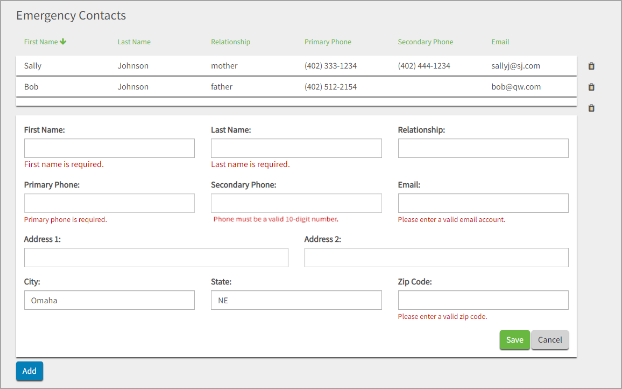 eHub: Employee Emergency Contacts